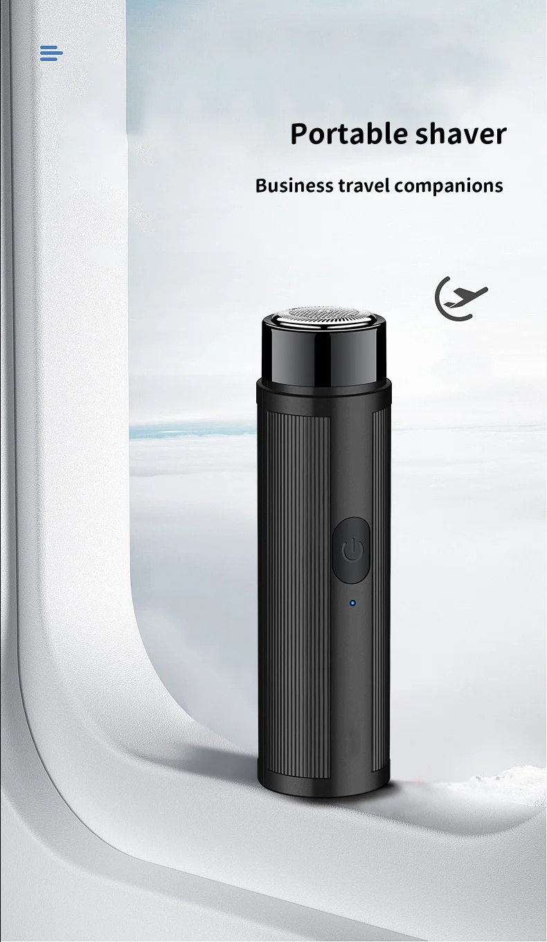 Portable Mini Electric Shaver Washable Beard Trimmer Men Shaver Razor ...