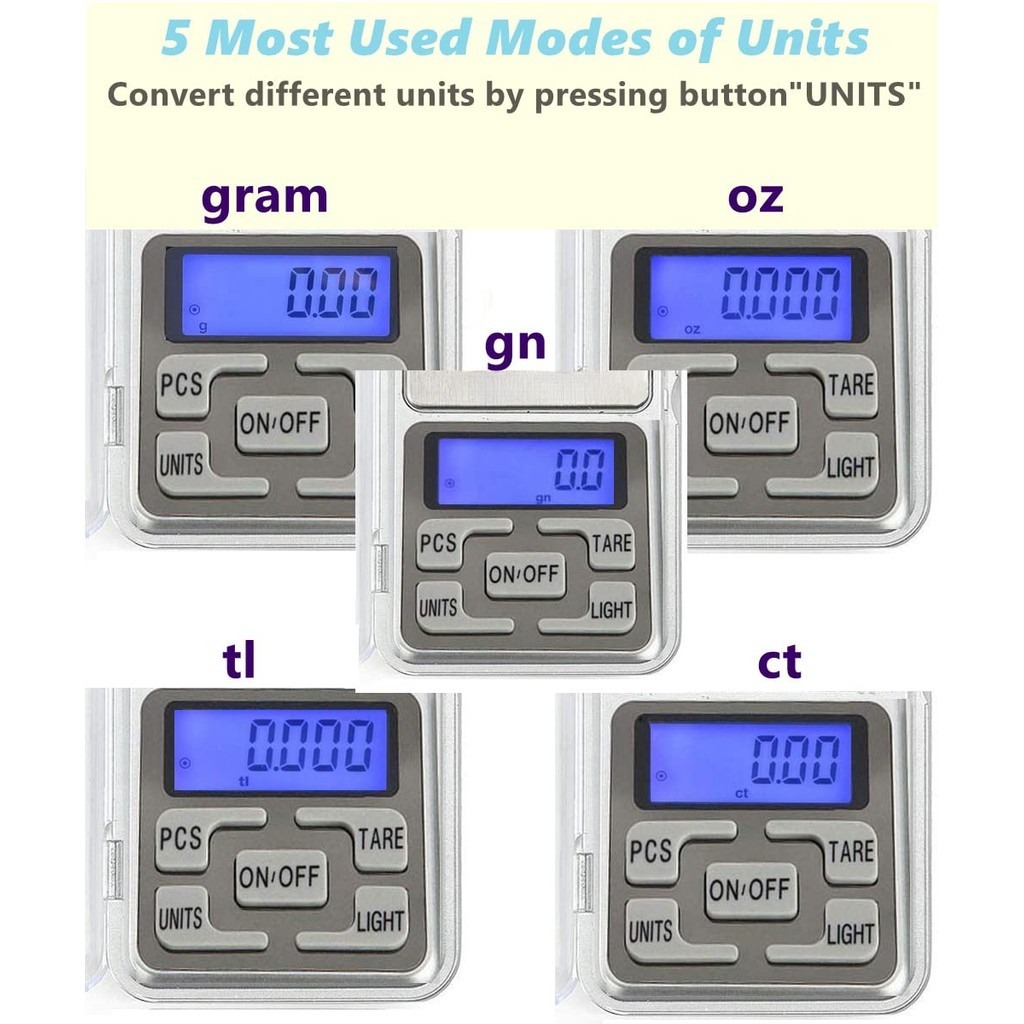 Food Travel Scale Portable Pocket Scale Gram Capacity 500g Degital ...