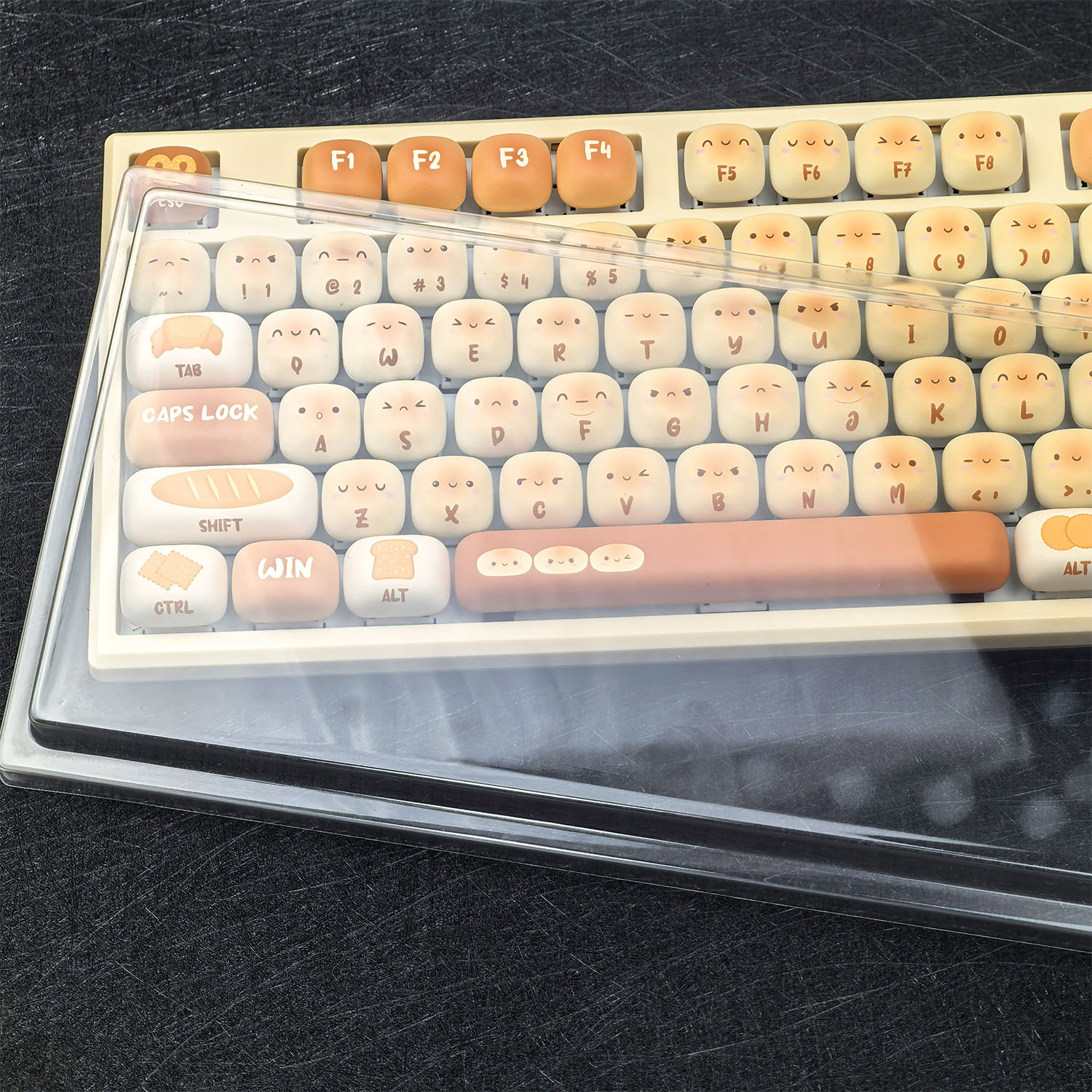 Bread Paradise Hot-Swappable Wireless Mechanical Keyboard Keycap Set ...