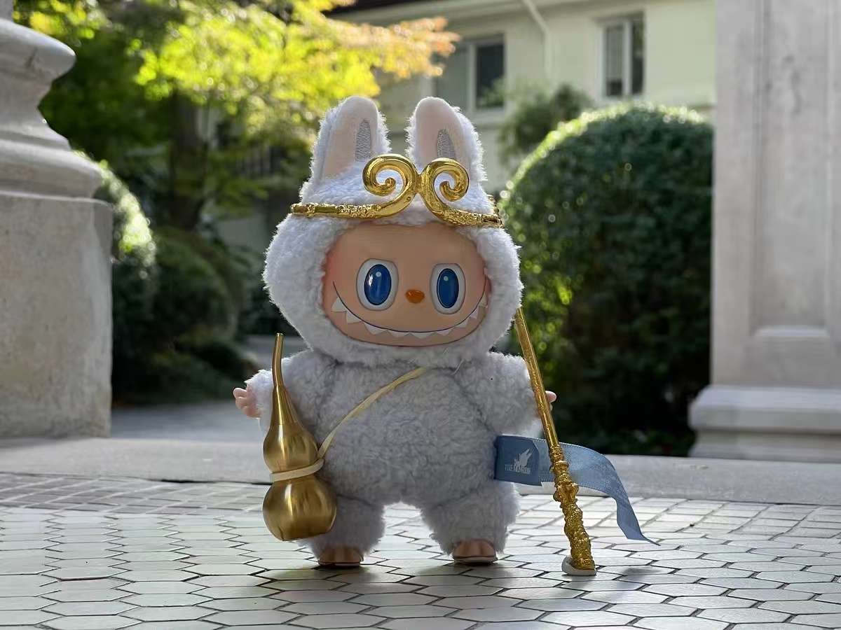 Labubu Clothes Black Myth Goku Heavenly Man Three-Piece Tight Hoop ...