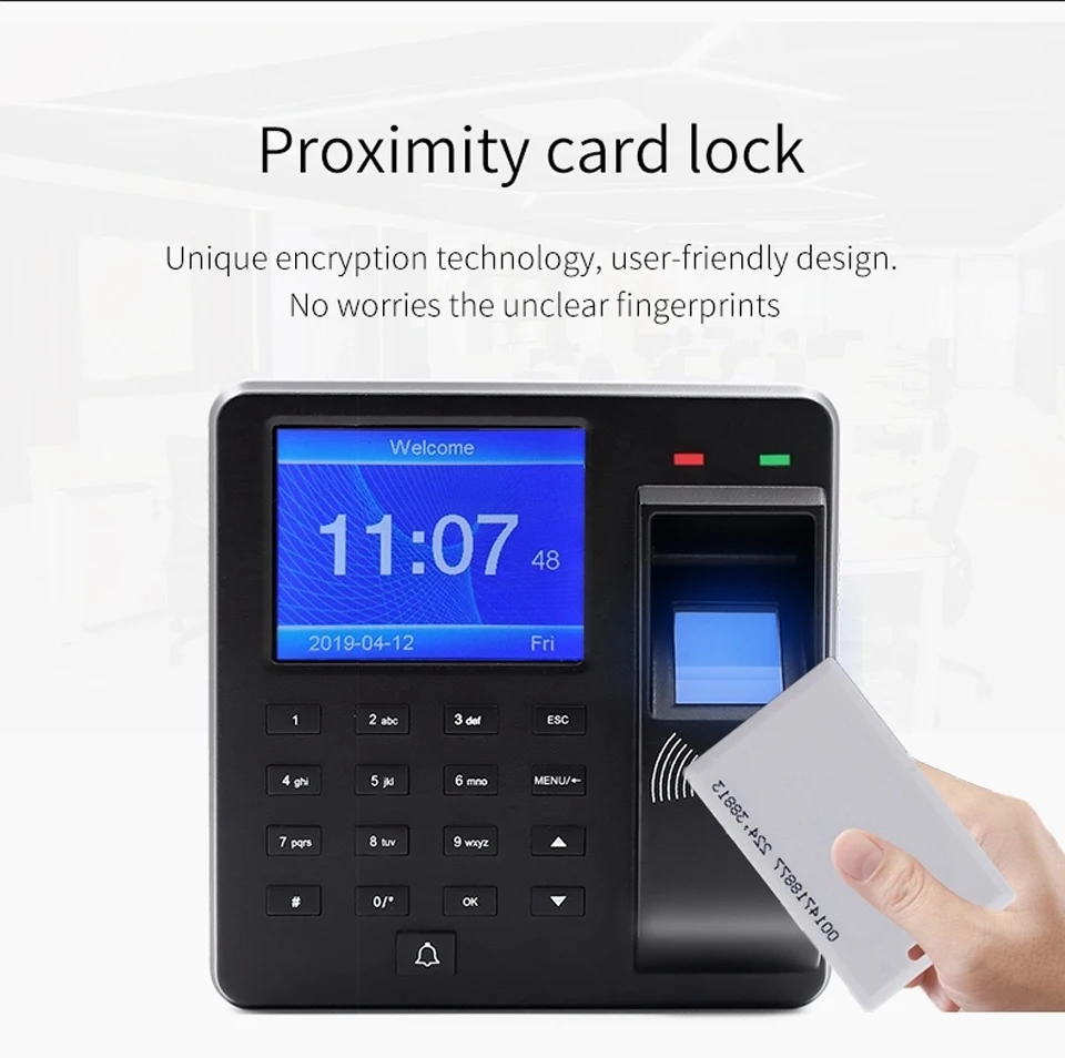 Fingerprint Door Access Control System Kit RFID Keypad Biometric Access ...