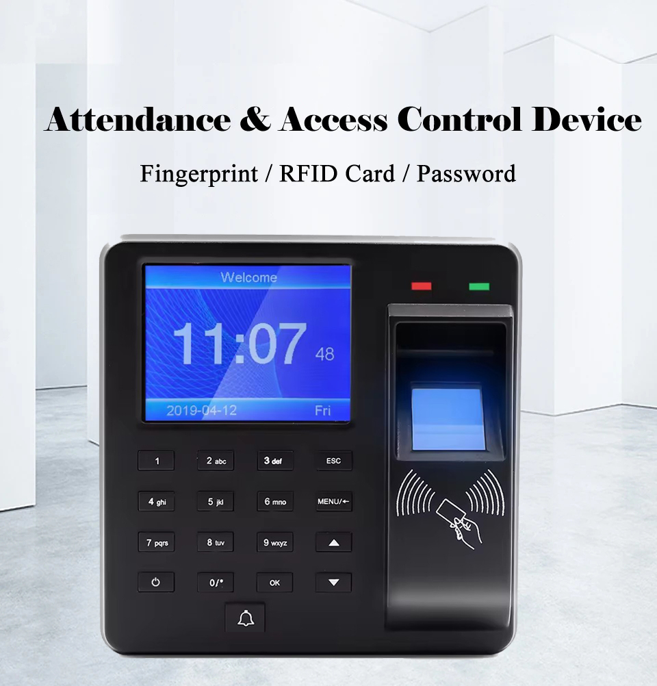 Fingerprint Door Access Control System Kit RFID Keypad Biometric Access ...