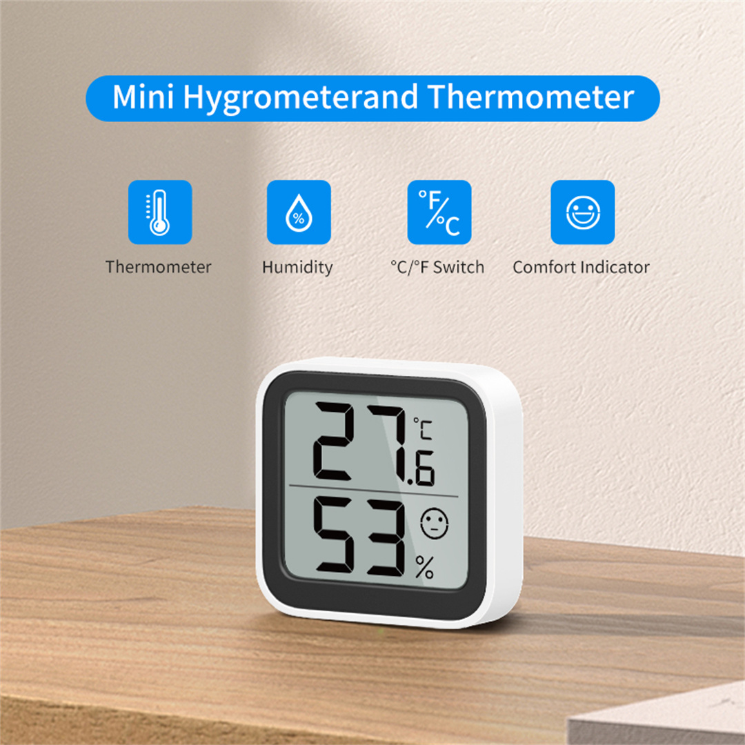 3Life Mini Temperature And Humidity Meter With Comfort Display Real ...
