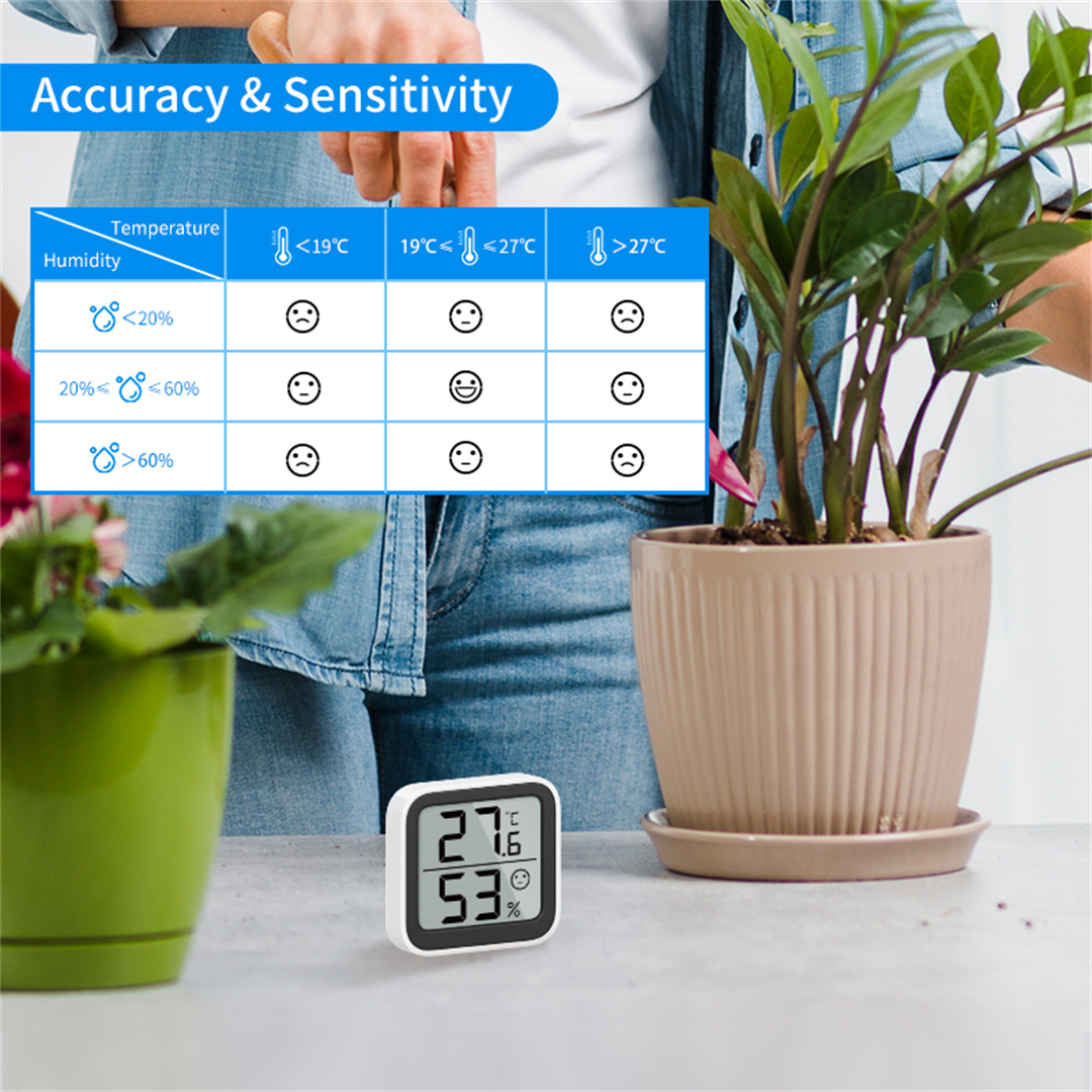 3Life Mini Temperature And Humidity Meter With Comfort Display Real ...