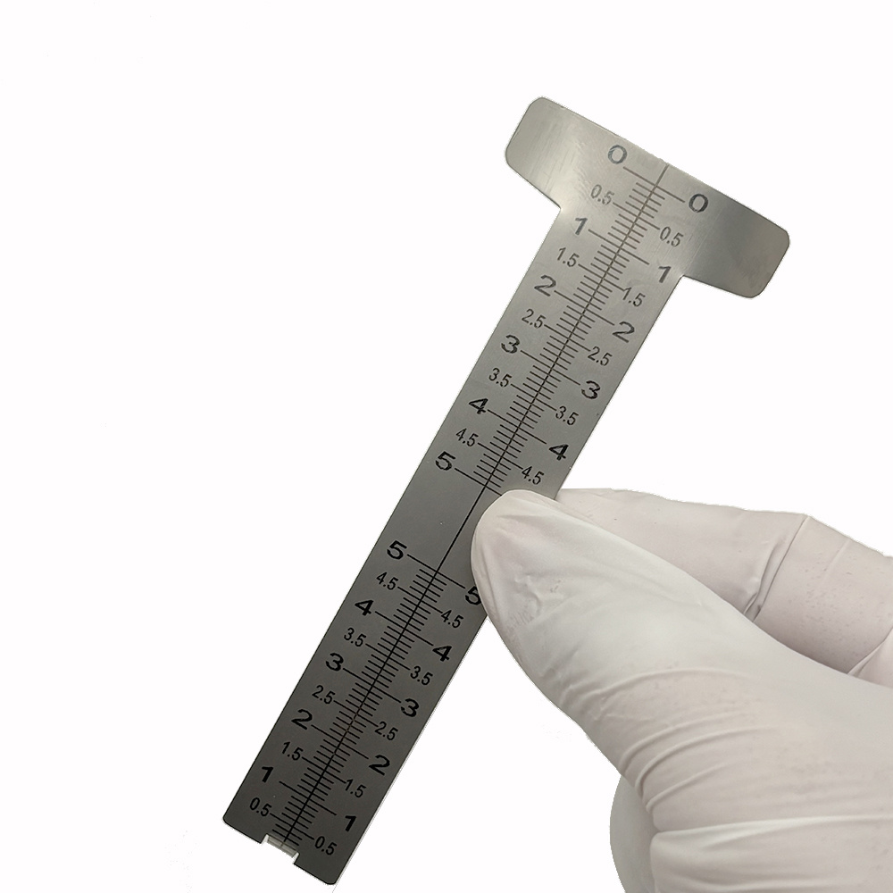 Dental Ruler Measuring Maxillary Dike Height Occlusion Rim Height ...