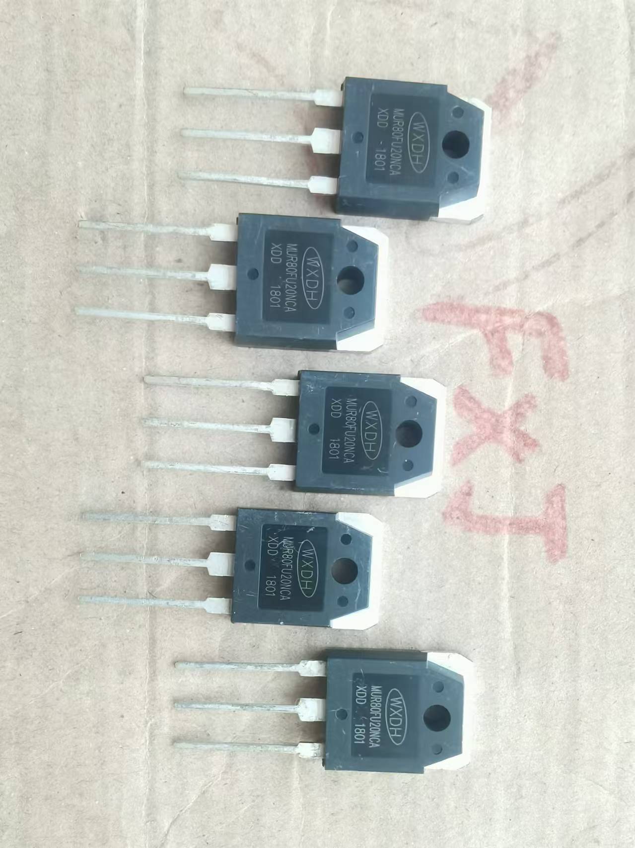 ((5pcs) Mur80fu20nca Quick Recovery Diode 80A200V Brand New Original TO ...