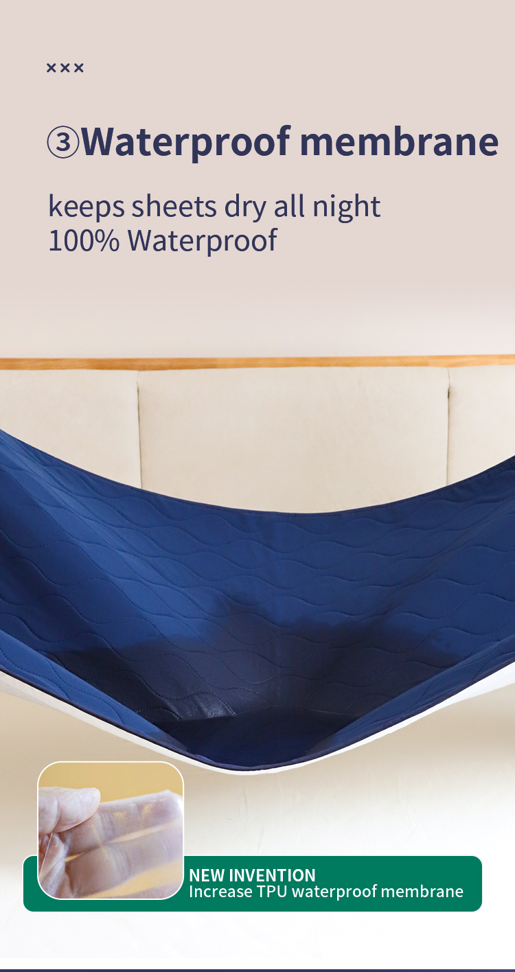 Zhenqinghuli Alas Tilam Waterproof Bed Pad Waterproof Adult Washable ...