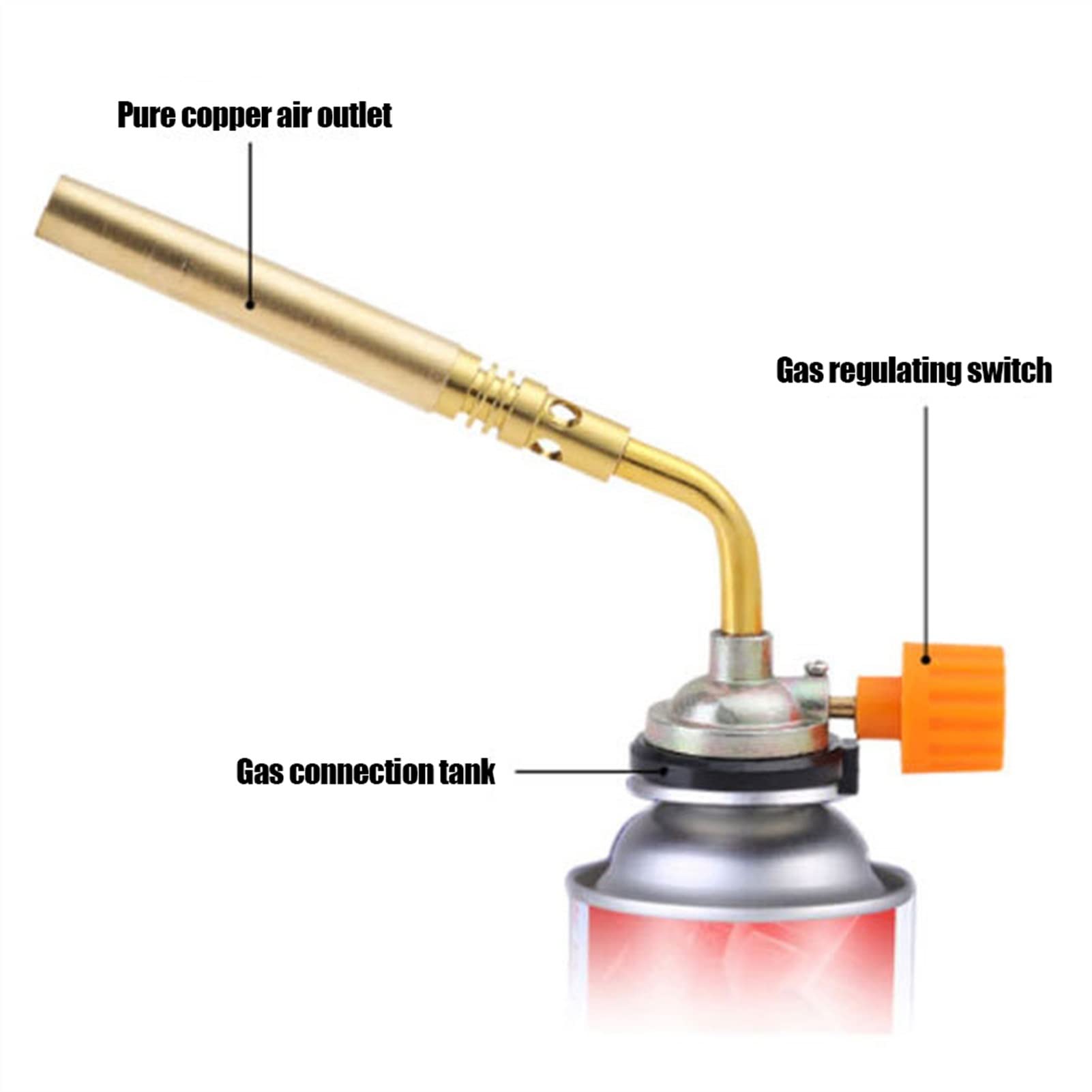 Welding Equipment Portable Butane Burner High Temperature Welding Gas ...
