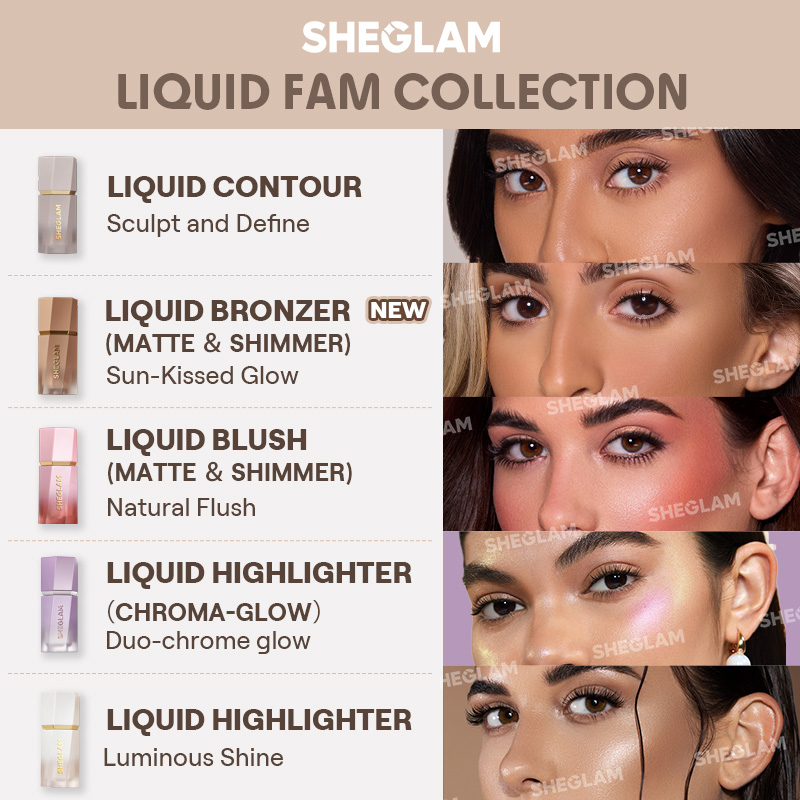 SHEGLAM Sun Sculpt Liquid Contour Stick Cool-Toned Matte Finish Easy ...