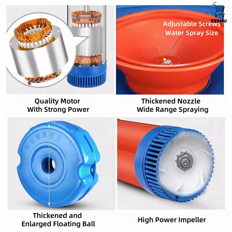 Fish Pond Aerator Fully Automatic High-Power Specialized Oxygen Pump ...