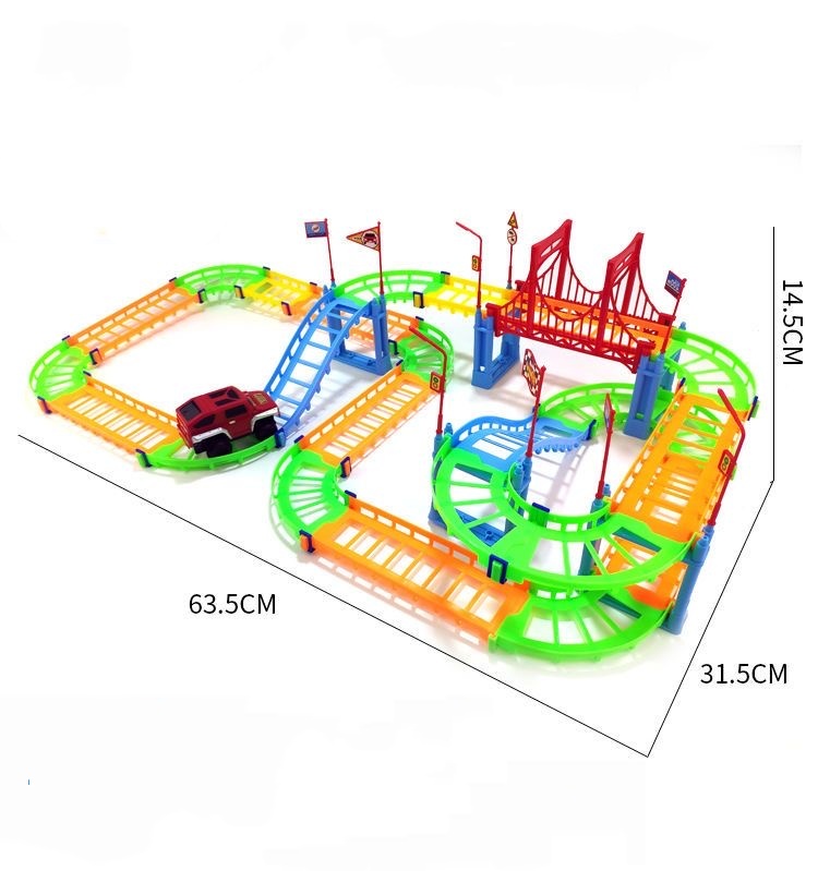 With Track Train Set, Toy Tram, Electric Car Track Set, Enhance ...