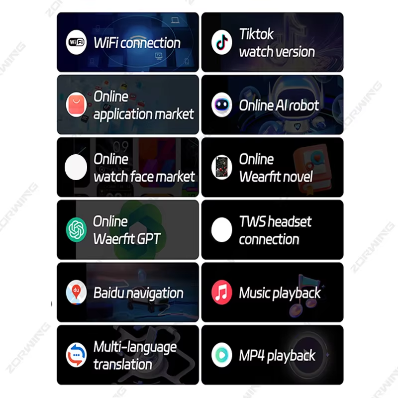 2024 WiFi Smart Watch HK10 Ultra 3 WF Men Smartwatch AMOLED 2GB ChatGPT ...