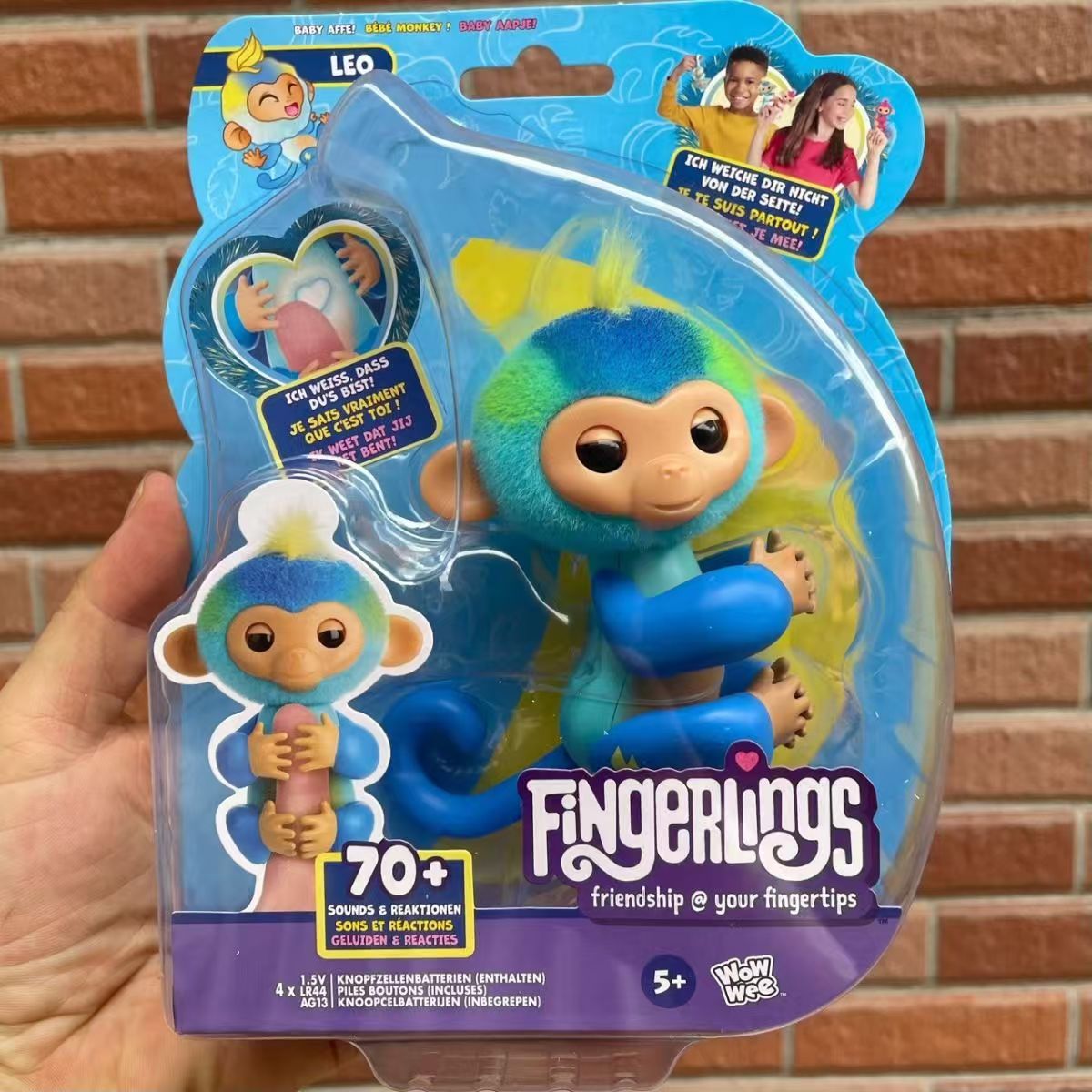 Fingerlings 2023 NEW Interactive Baby Monkey Reacts to Touch – 70 ...