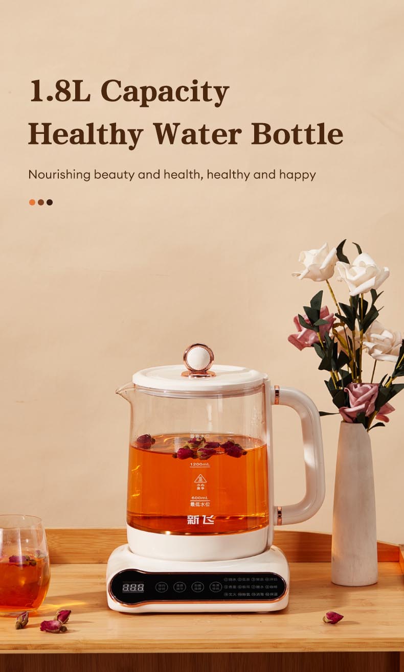 Health Pot 1.8L With Filter Office Small Teapot Automatic Thickening ...