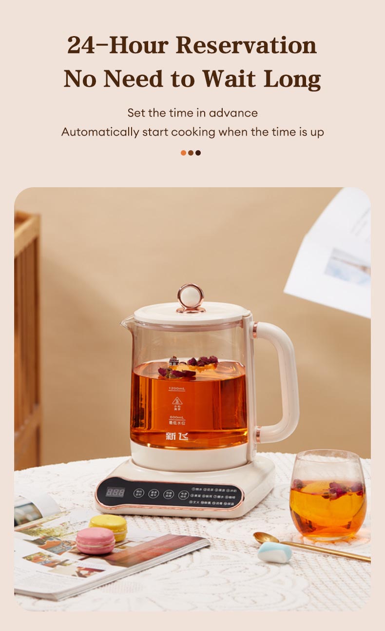 Health Pot 1.8L With Filter Office Small Teapot Automatic Thickening ...