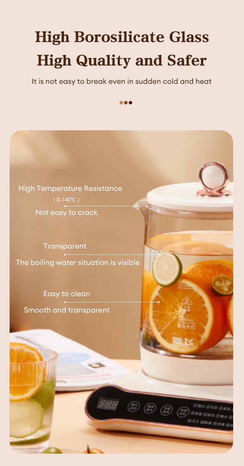 Health Pot 1.8L With Filter Office Small Teapot Automatic Thickening ...