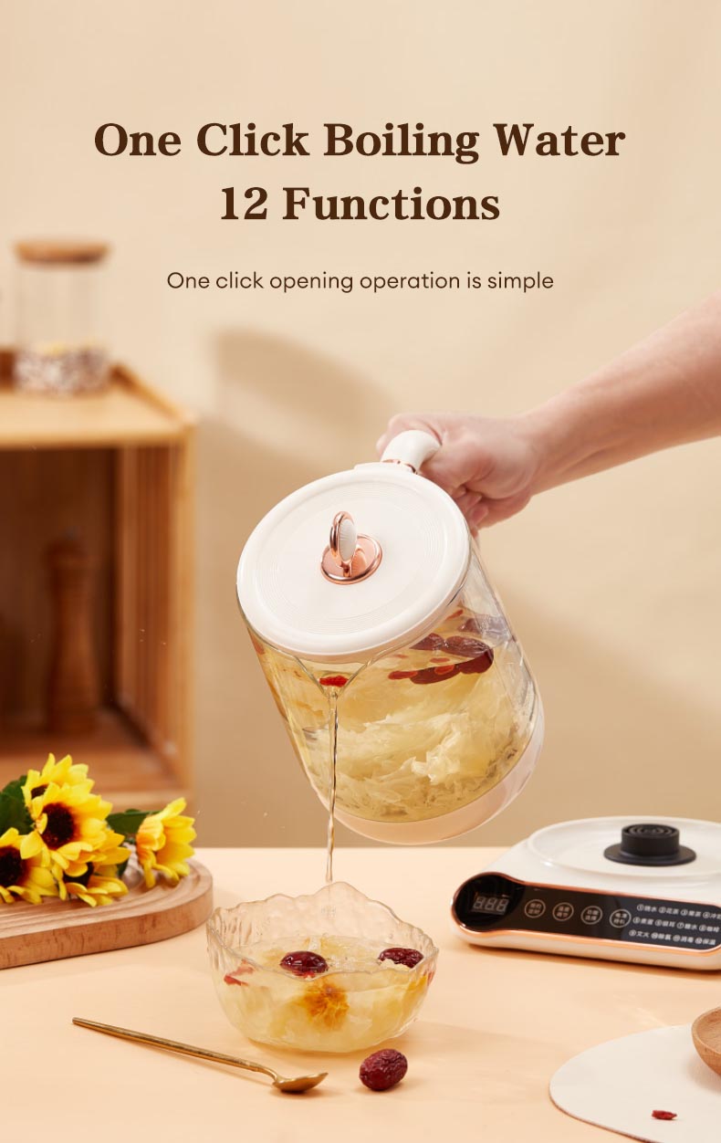 Health Pot 1.8L With Filter Office Small Teapot Automatic Thickening ...