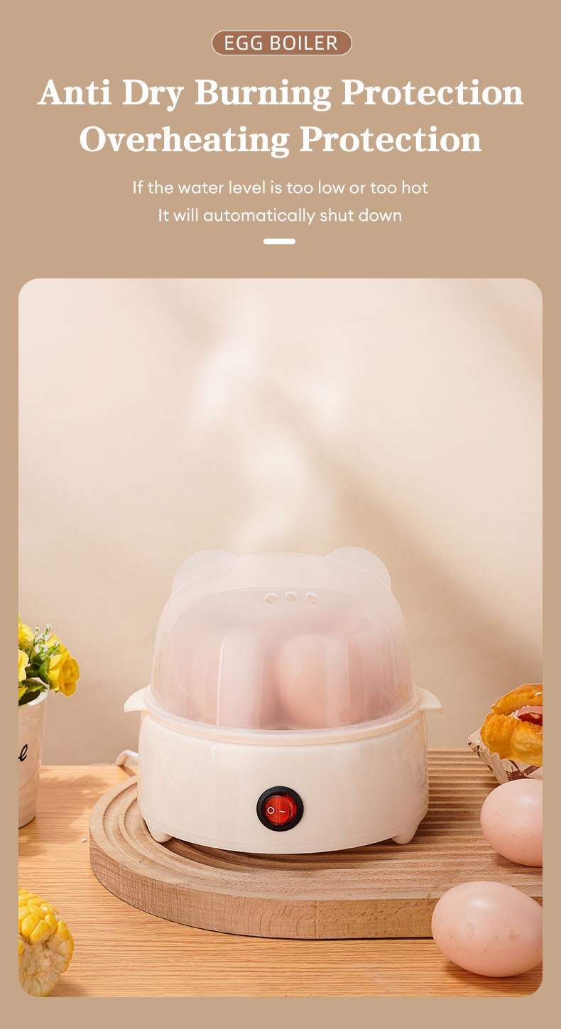 3-Layer Egg Boiler Egg Steamer Automatic Power Off Multi-function Egg ...