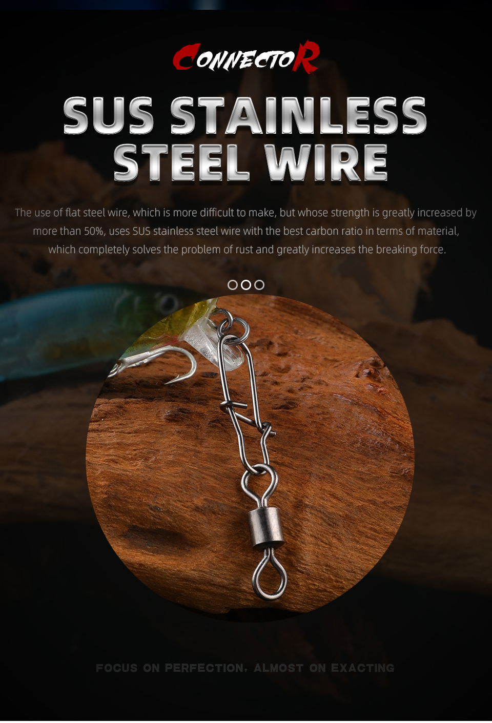 BEARKING Stainless Steel Snap Pike Fishhook (50 Pcs) | Shopee Malaysia