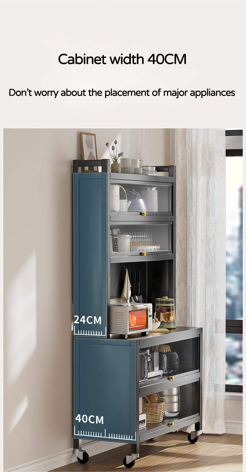 5/6 layer Rak Kabinet Dapur Kitchen Cabinet Rack Kitchen Storage Racks ...