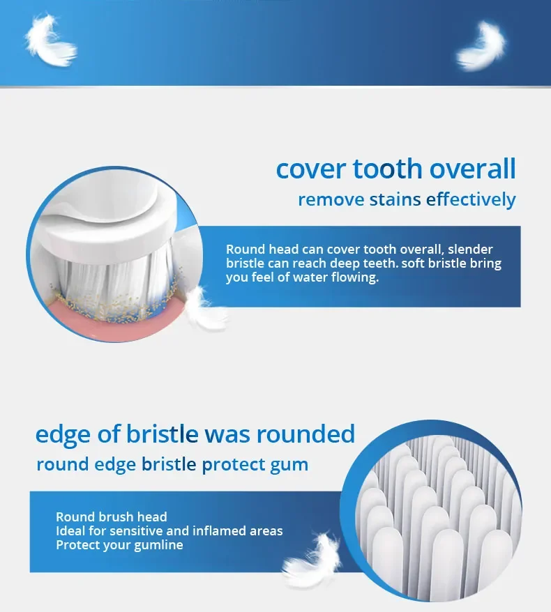 Oral-B EB60 Sensitive cleaning electric toothbrush replacement brush ...
