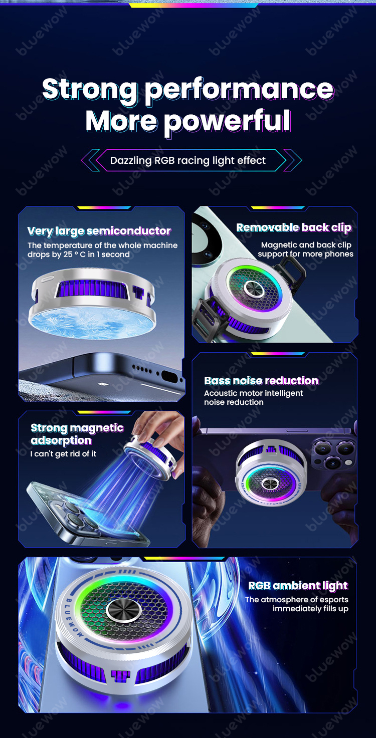 BlueWow X109 Semiconductor Phone Cooler (15W) | Shopee Malaysia