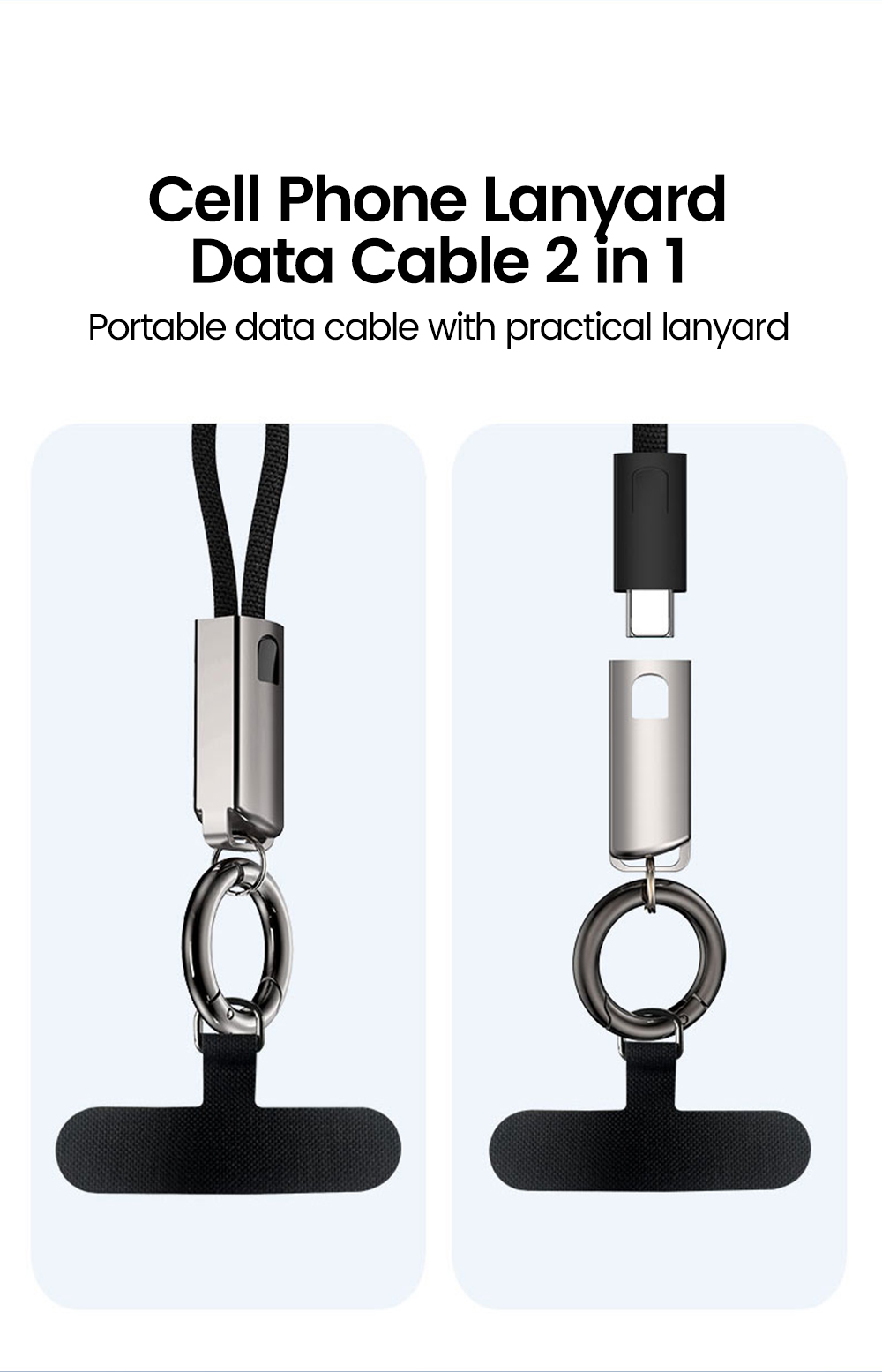 Twitch 65W Fast Charging Zinc Alloy Keychain Type C to Type C Data ...