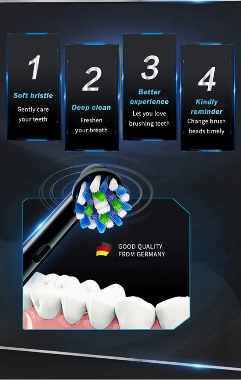 Oral B EB50 Cross Action Electric toothbrush Teeth Cleaning Gum Care ...