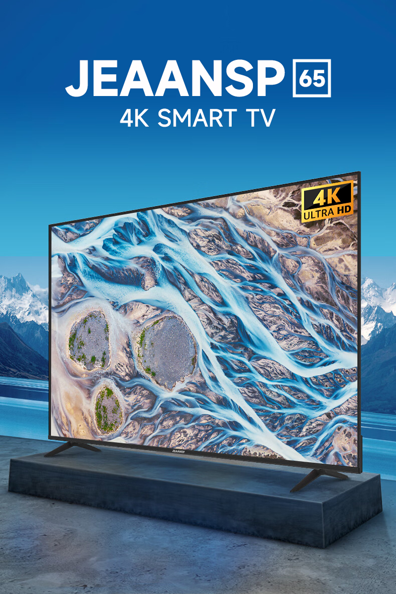 JEAANSP 65 70 75 inch 4K UHD Smart TV 50 55 Android14.0 Bluetooth TV ...
