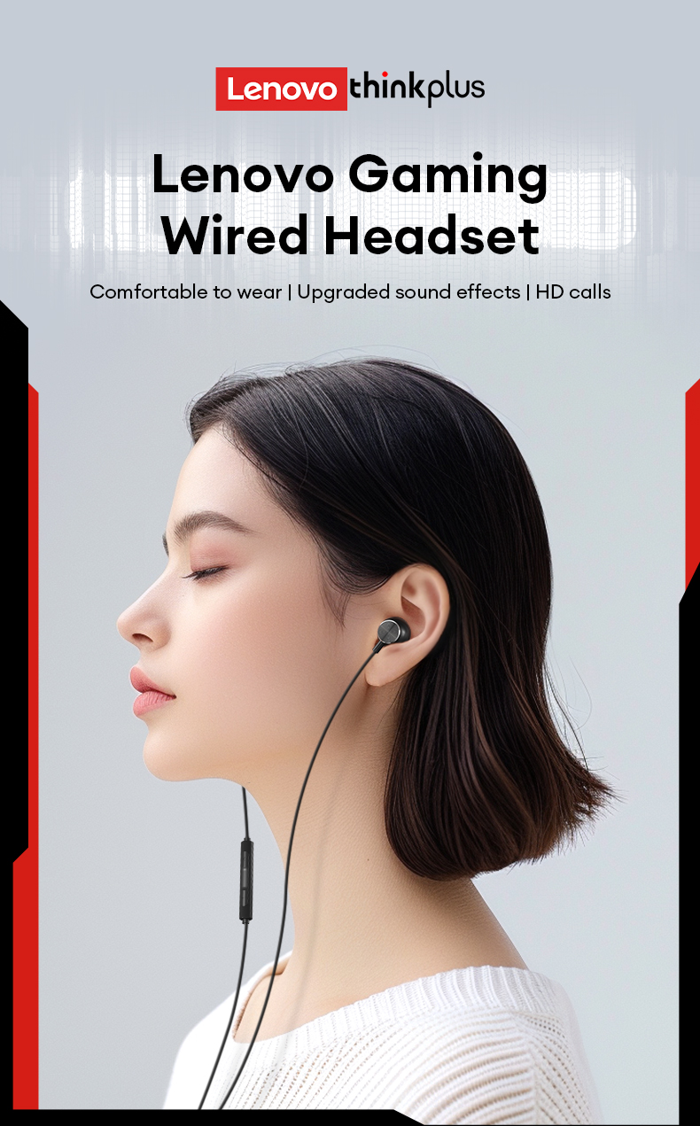 Lenovo TW16 Pro Wired Headphones In-ear Headphones 3.5mm Type-C With ...