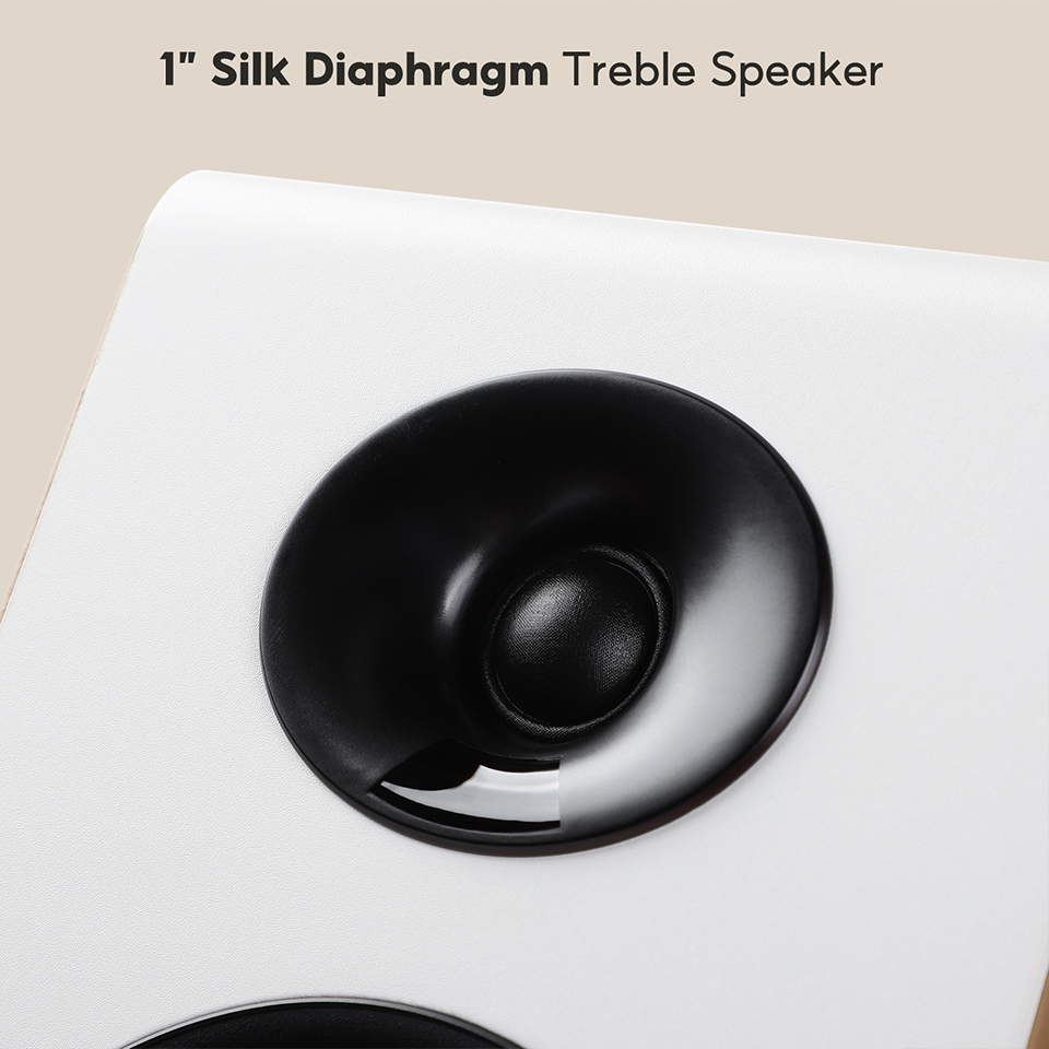 AIYIMA S600 Bluetooth Bookshelf Speaker 4 Inch 50WX2 Active Audio Power HiFi Home Support 24bit ...