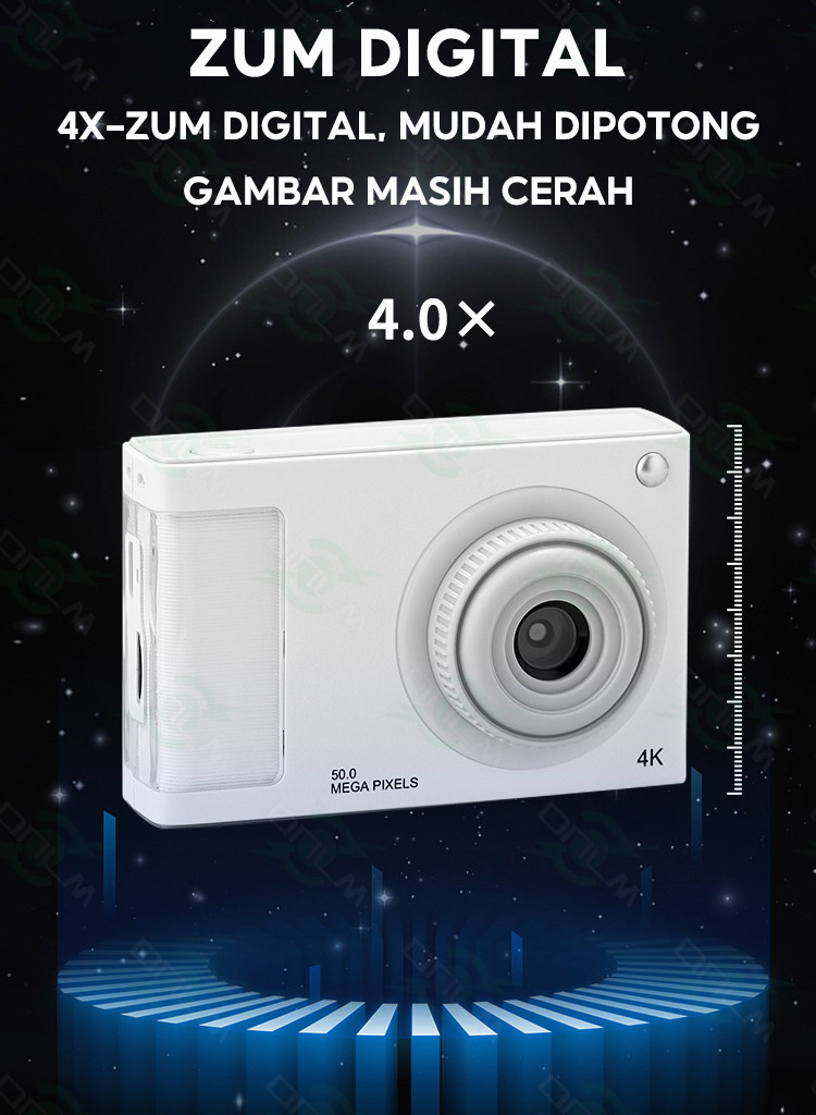 Kamera Digital Kanak-kanak FHD 1080P Skrin 2.4 Inci Anti Goyang 8X ...