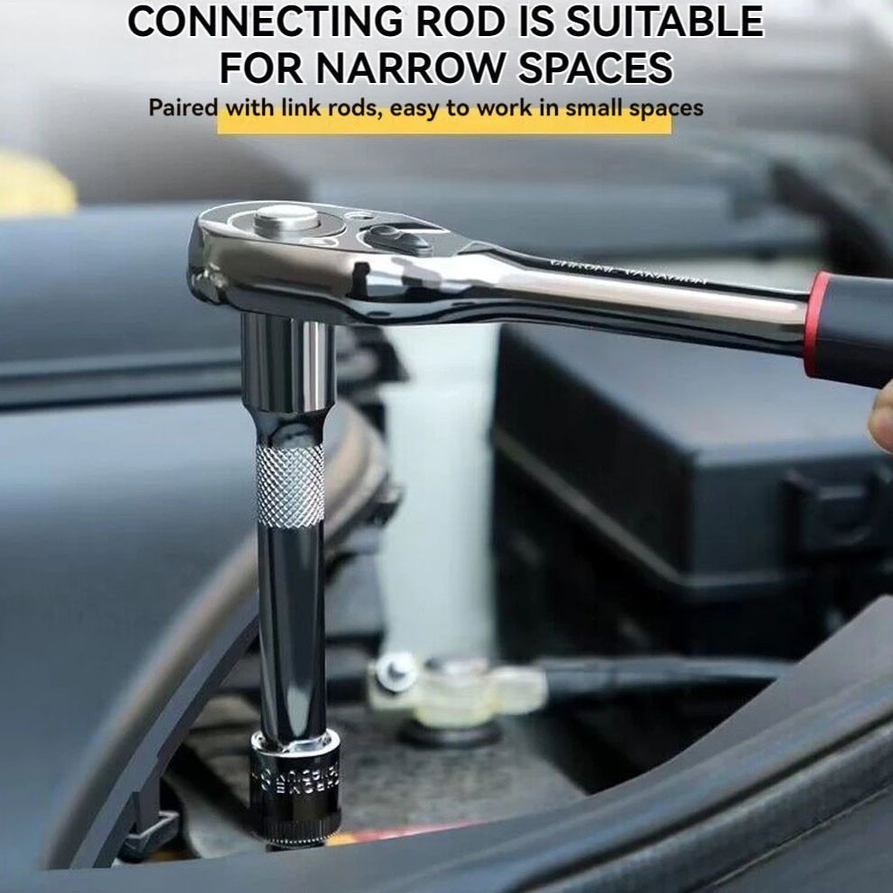 High Torque 12 Piece Socket Ratchet Wrench Car Repair Motorcycle Repair ...