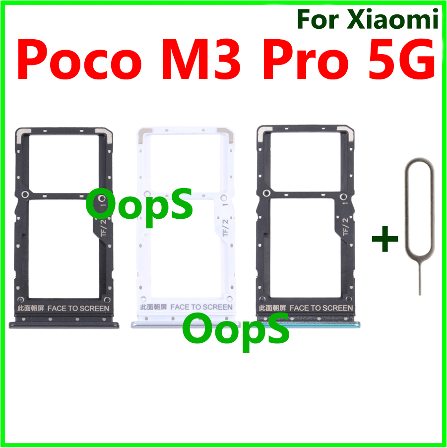 New For Xiaomi POCO M3 Pro 5G SIM Card Tray Slot Holder Adapter Socket Repair Parts | Shopee ...