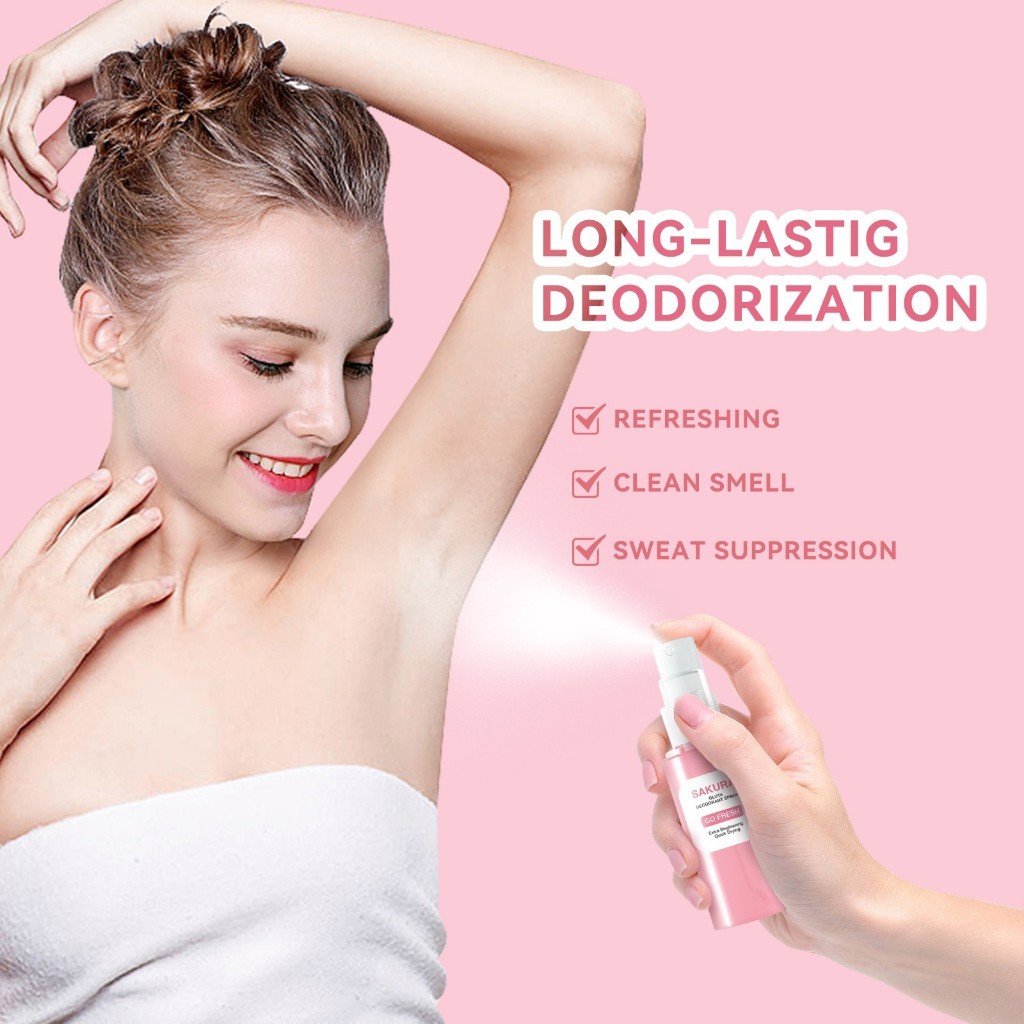 Sakura Gluta Deodorant Spray 10% Antiperspirant Spray Antiperspirant ...