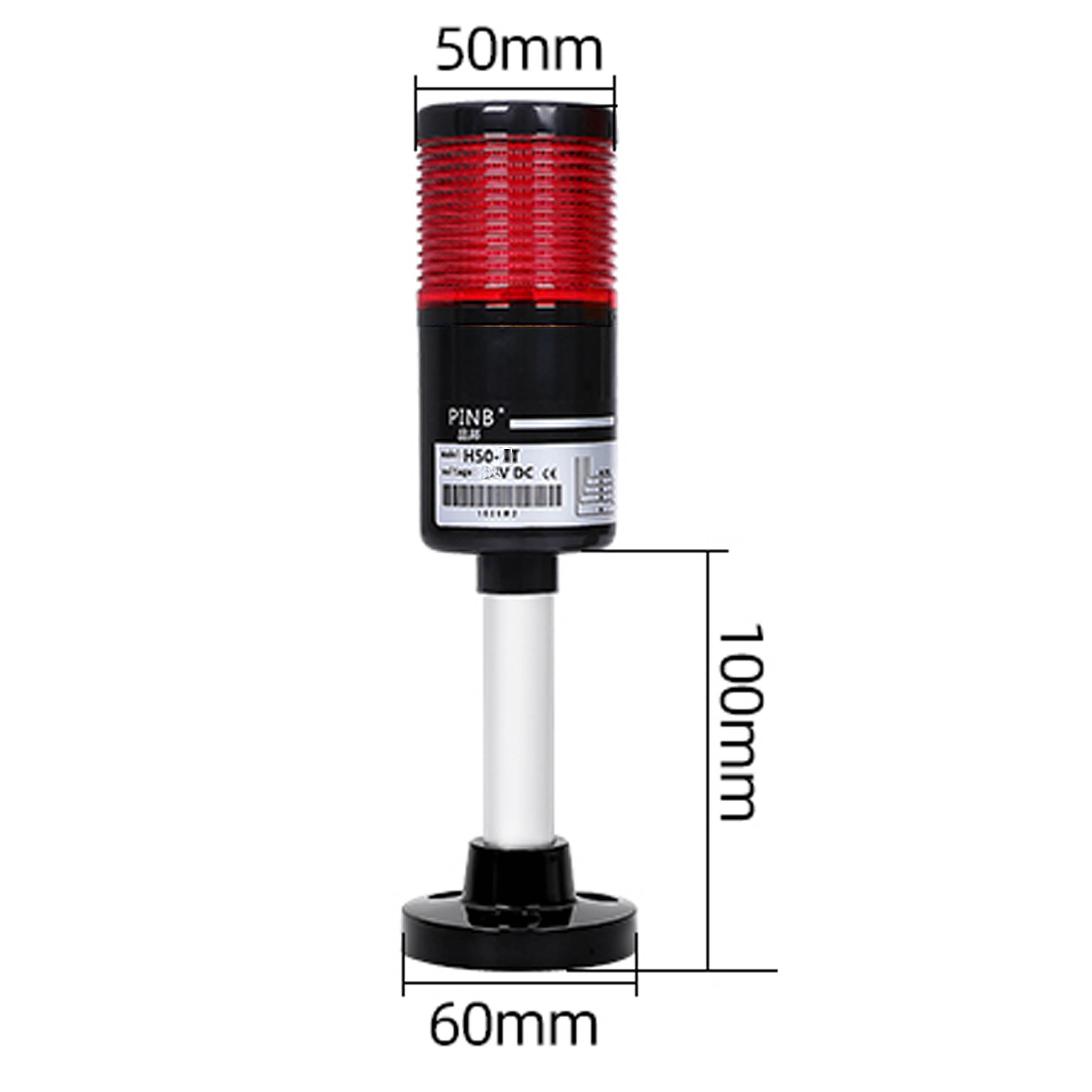 Tower light LED warning light sound and light 12/24/220V one layer ...