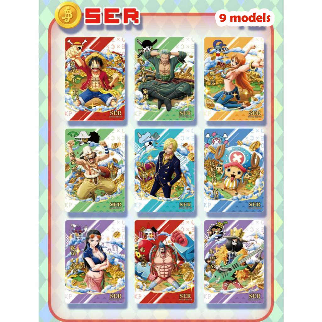 1pack One Piece tcg rare SER/SSR/UR card luffy zoro Sanji shiny kad ...