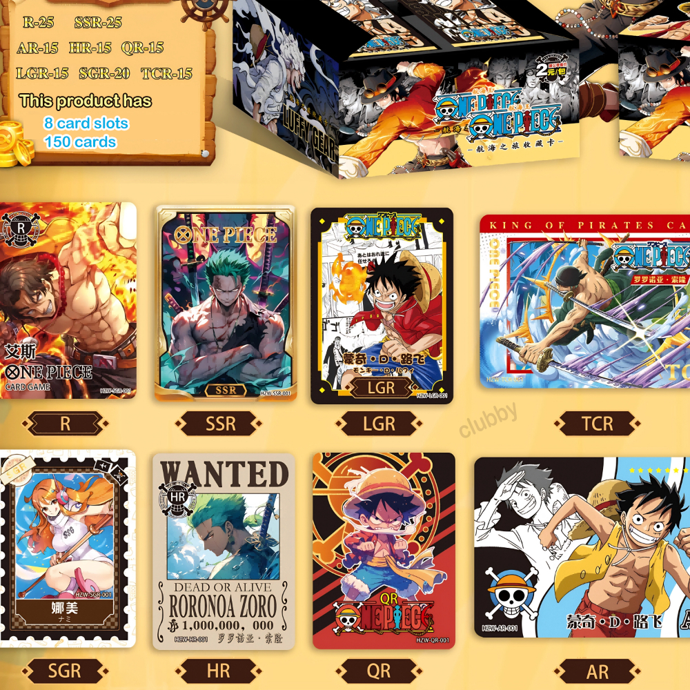 1Pack One Piece Card rare AR/LGR/TCR tcg zoro luffy Flash kad Anime ...