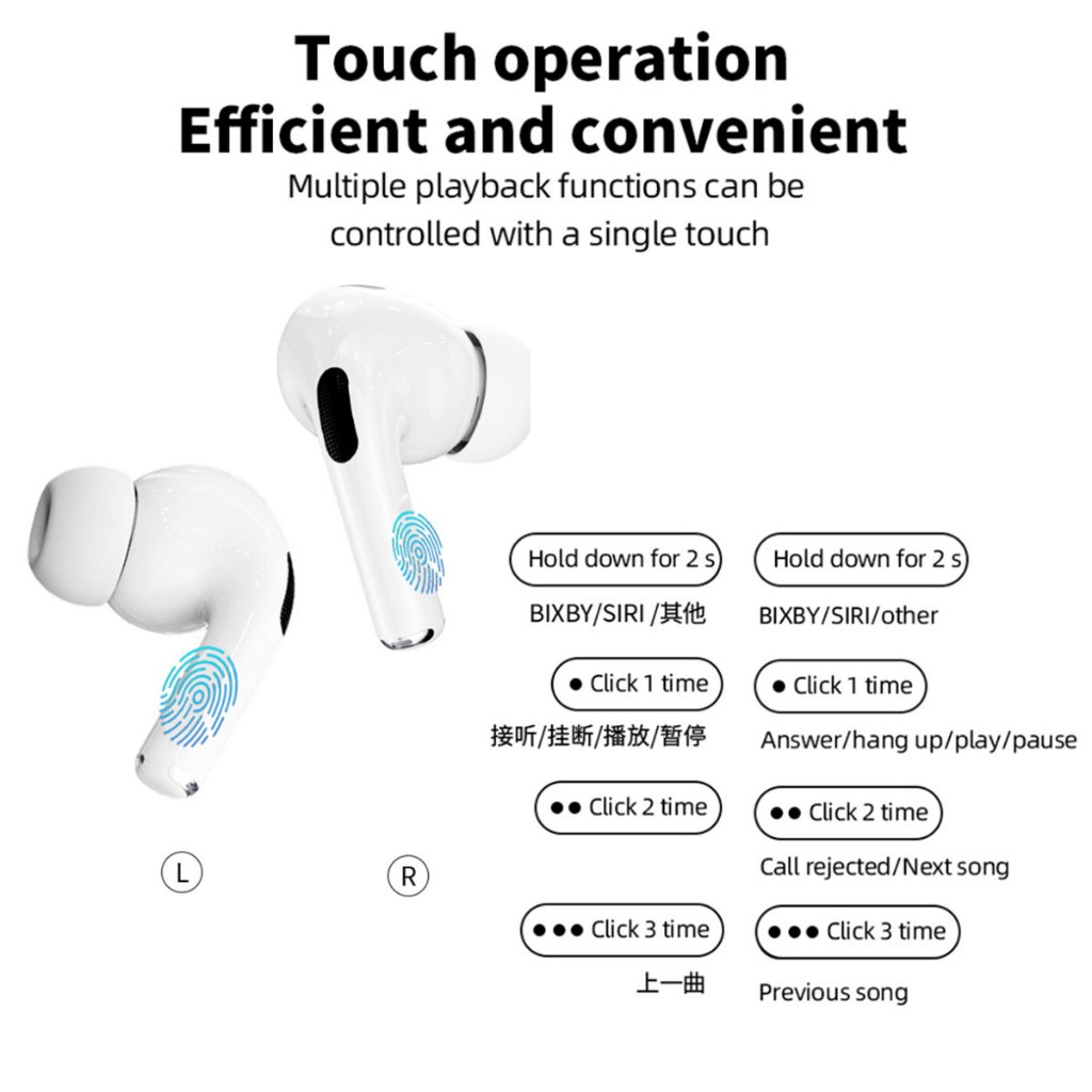 【Fast delivery】A9 Pro Earphones Wireless Bluetooth 5.4 Headset ANC ...