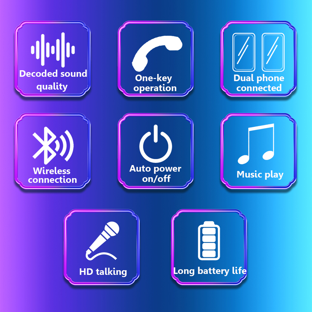Car Bluetooth V5.3 Speaker Handsfree HIFI Wireless Audio Receiver MP3 ...