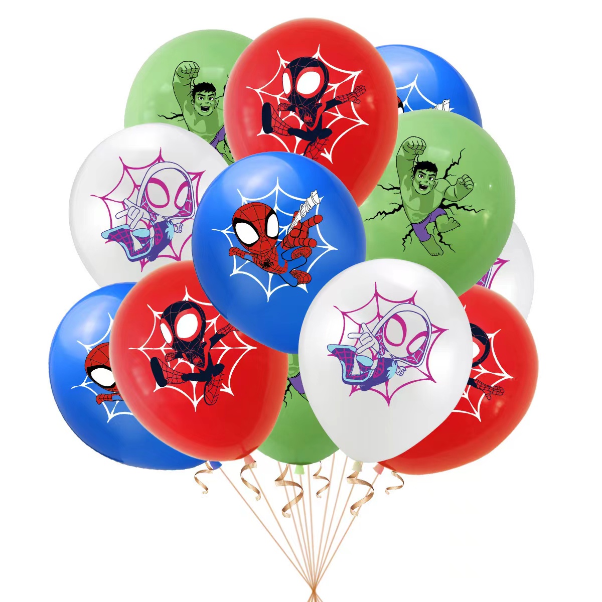 Spidey And His Amazing Friends 12 Inch Latex Balloons Spiderman ...