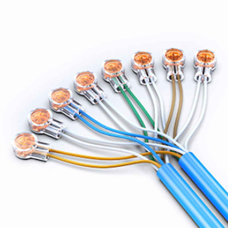 K1 K2 Wire Splice Connector Waterproof Wire Button Connector Clear ...