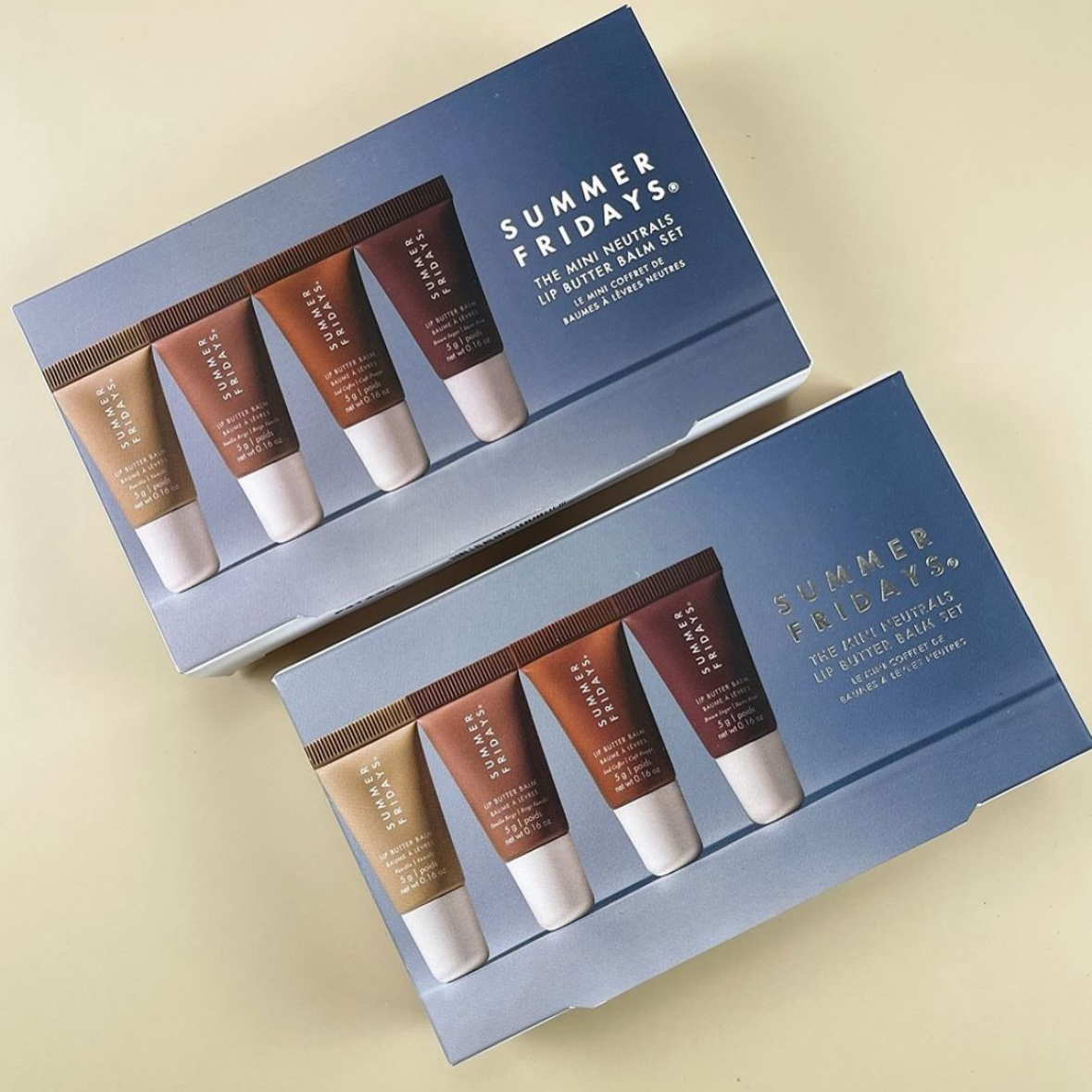 Summer Fridays The Mini Neutrals Lip Butter Balm Set | Shopee Malaysia