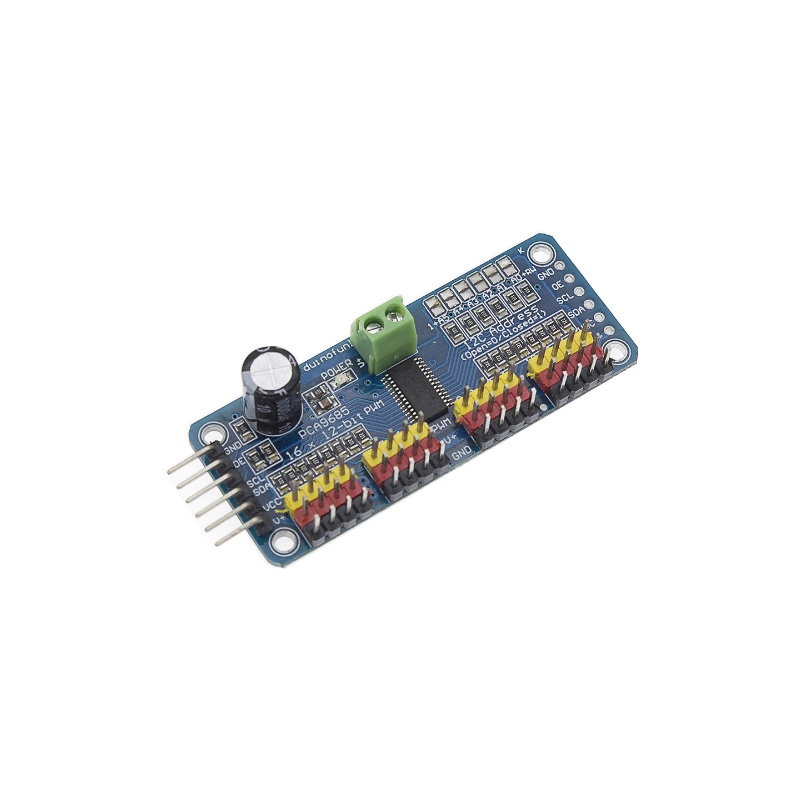 1pcs 16ch PWM Servo Servo Driver Board Robot Controller IIC Interface Driver Module PCA9685 ...