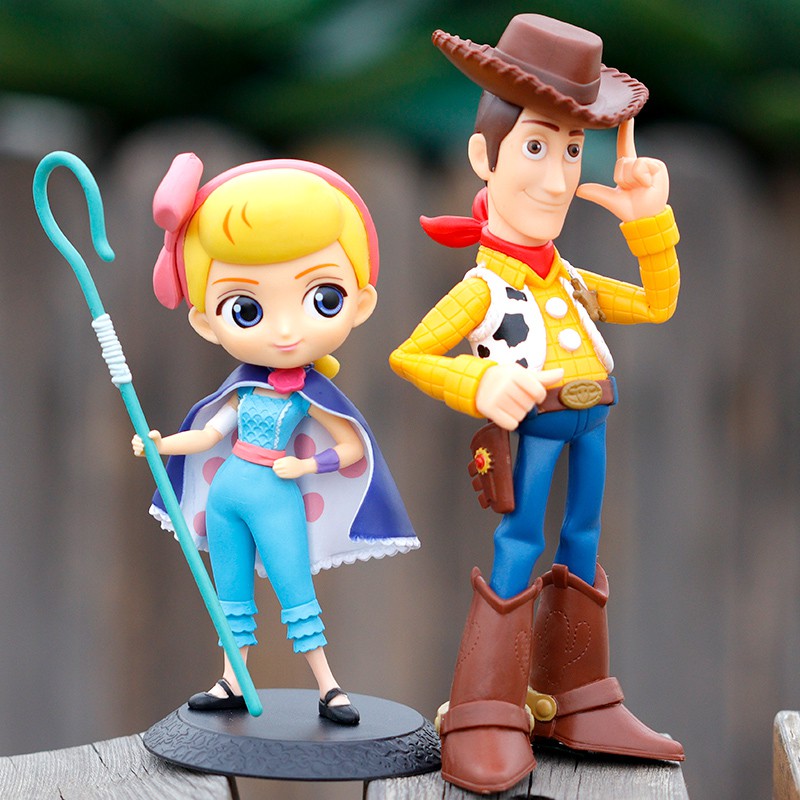 15-19cm Anime Toy Story Figure Woody Cowboy Bo Peep Shepherdess ...