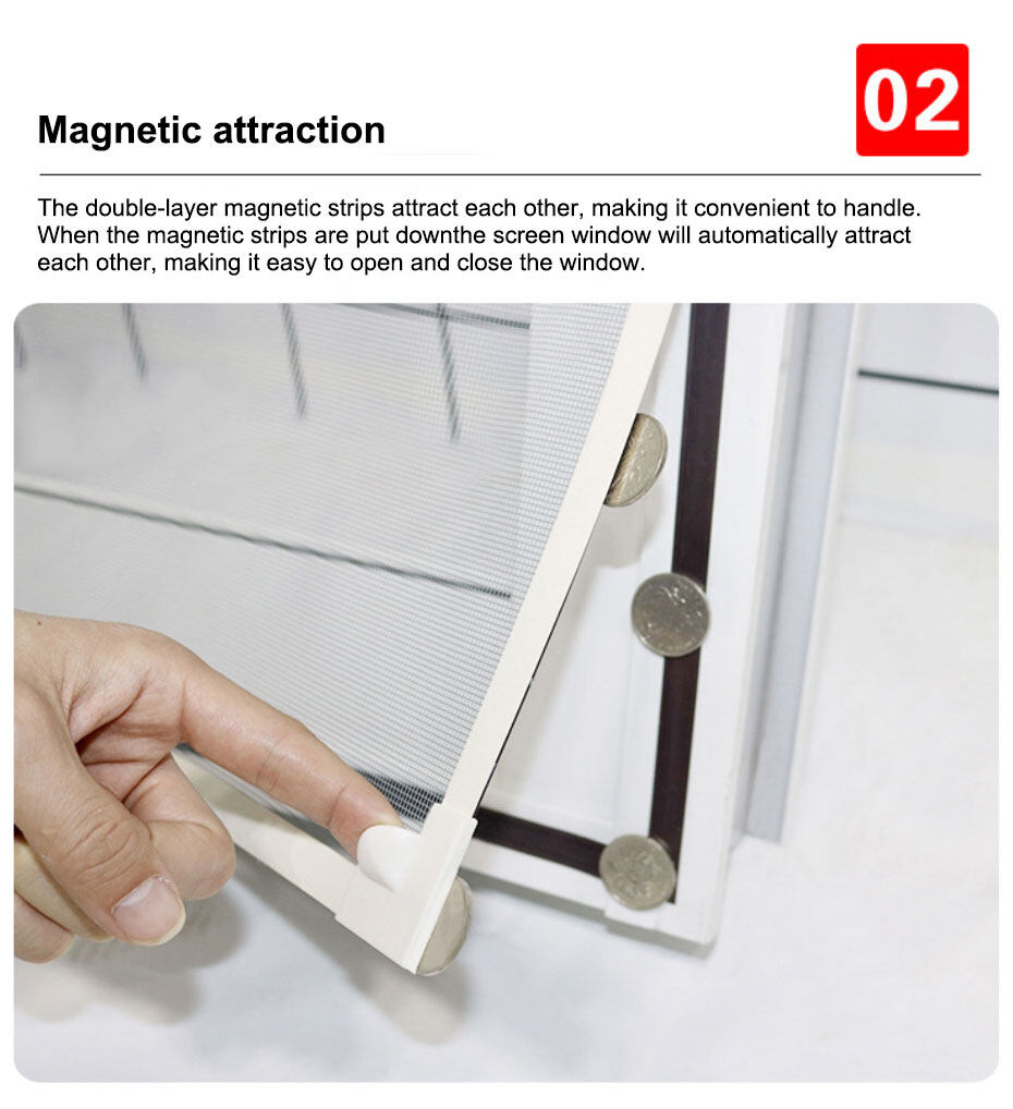 magnetic net window frame Magnetic Mosquito Net For Window Netting Magnet Mosquito Net With ...