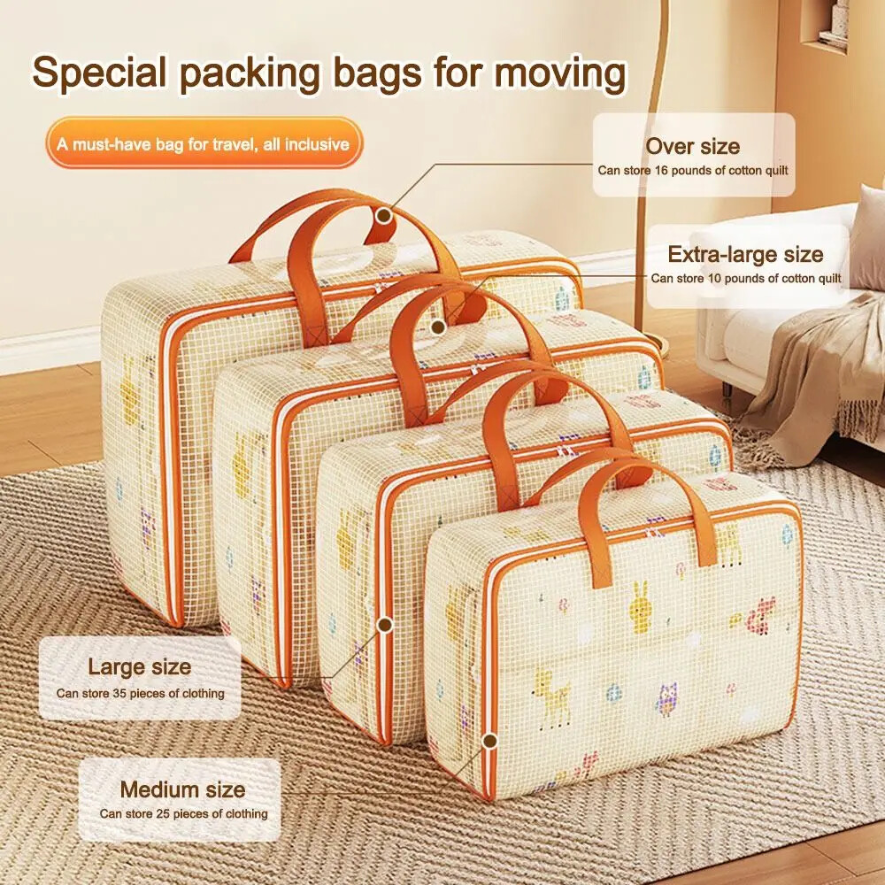 Transparent Storage Bag Large Capacity Comforter Quilt Bag Waterproof ...