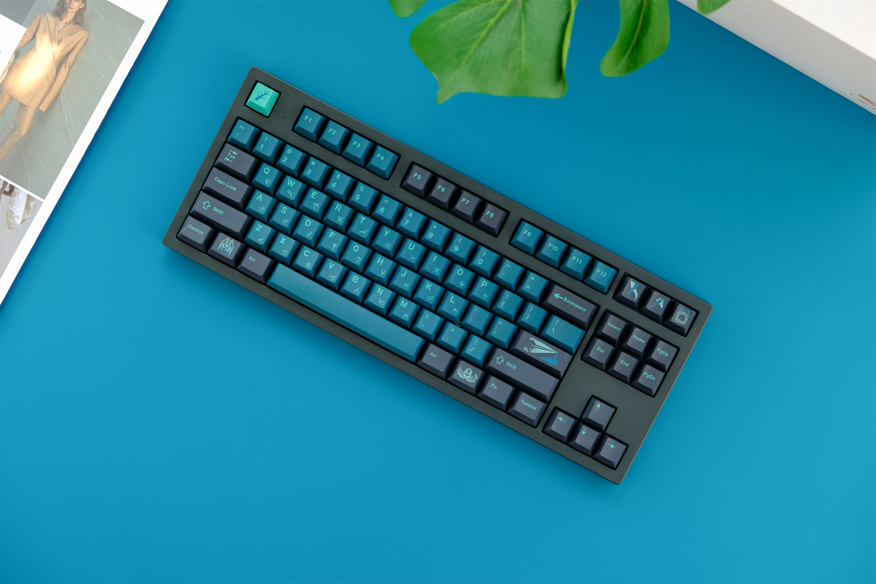 GMK Abyss Keycaps 129 Keys PBT Cherry Profile DYE-SUB Personalized For ...