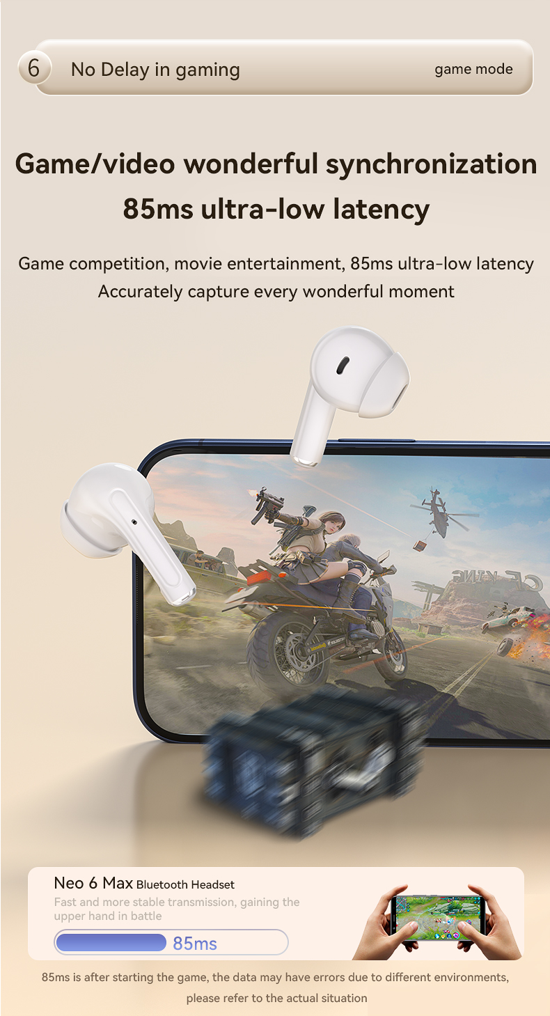 【Freebies】Realneo Neo 6 Max TWS Earphone with 3 Freebies HiFi Quality Electronic True Wireless ...