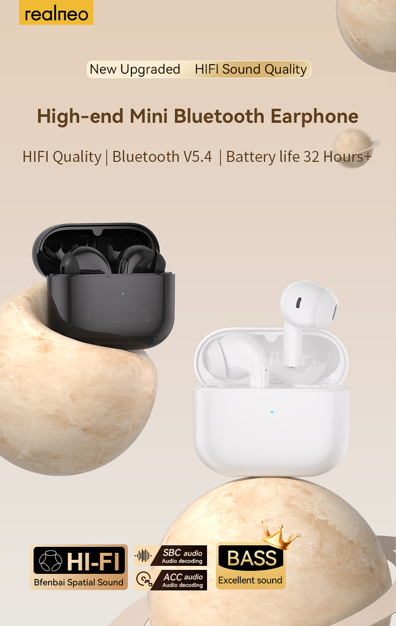 【Freebies】Realneo Neo 6 Max TWS Earphone with 3 Freebies HiFi Quality Electronic True Wireless ...